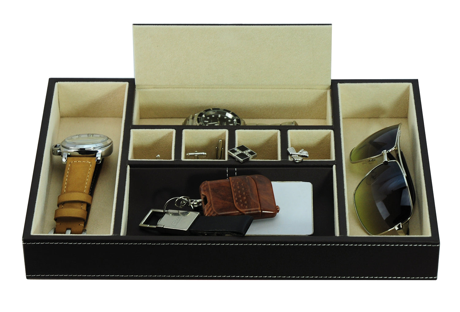 Alvarino Gents Watch Boxes Alv-Sj-1092Bl